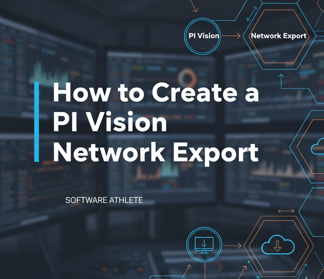 Create a PI Vision Network Export – Software Athlete